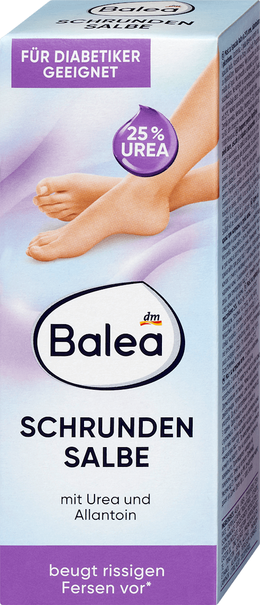 Balea Schrundensalbe 25 % Urea mast na popraskané paty a chodidla 100 ...