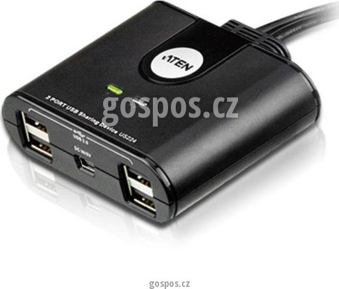 ATEN US224-AT 2-Port USB Peripheral Sharing Device od 396 Kč - Zbozi.cz