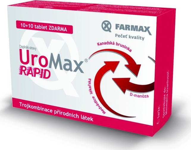 Farmax Uromax Rapid 20 tbl. od 190 Kč - Zbozi.cz