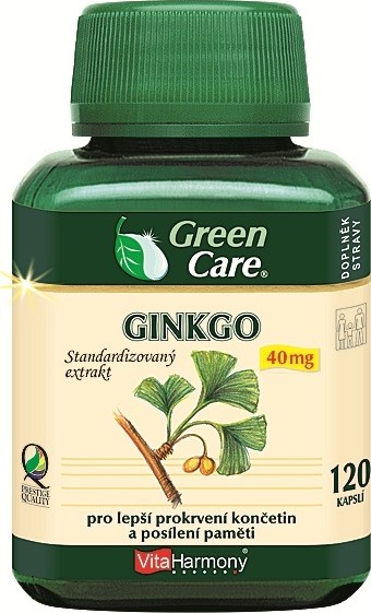 VitaHarmony Ginkgo 40 mg 120 kapslí - Zbozi.cz