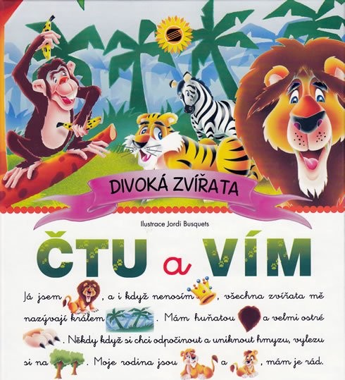 Čtu a vím - Divoká zvířata - Jordi Busquets - Zbozi.cz