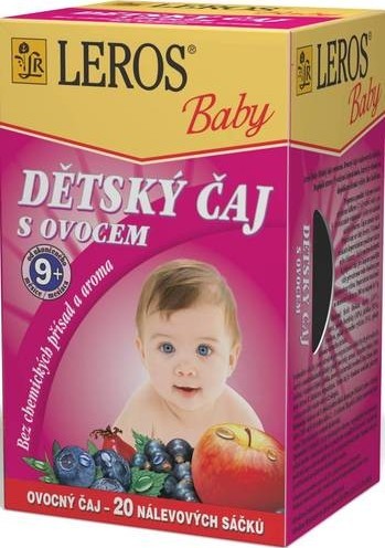 Leros Baby Dětský čaj s ovocem 20 x 2 g od 53 Kč - Zbozi.cz