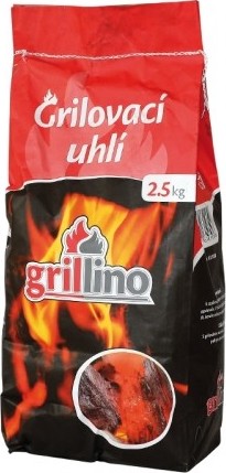 Uhlí Grillino 2,5kg dřevěné - Zbozi.cz