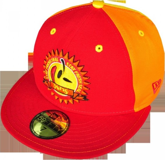 Yums New Era Stay Fresh Fitted Cap Red Orange - Zbozi.cz