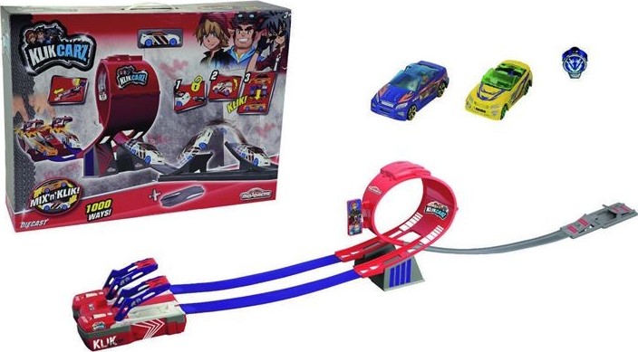 Majorette Klikcarz Klik´N Race Double Track Set - Zbozi.cz