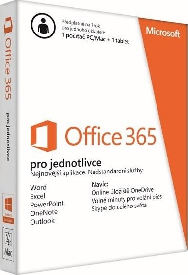 Microsoft Office 365 Personal 32-bit/x64 cz - Zbozi.cz