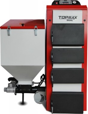 TOPmax Top-DUAL 25 Automatický univerzální kotel na uhlí a dřevo - Zbozi.cz
