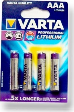 VARTA Lithium Professional článek 1.5V, AAA (6103) od 57 Kč - Zbozi.cz
