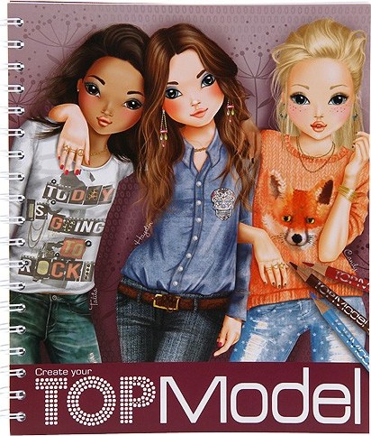 Foto Omalovánky Omalovánky Top Model Talita, Hayden, Candy - Zbozi.cz