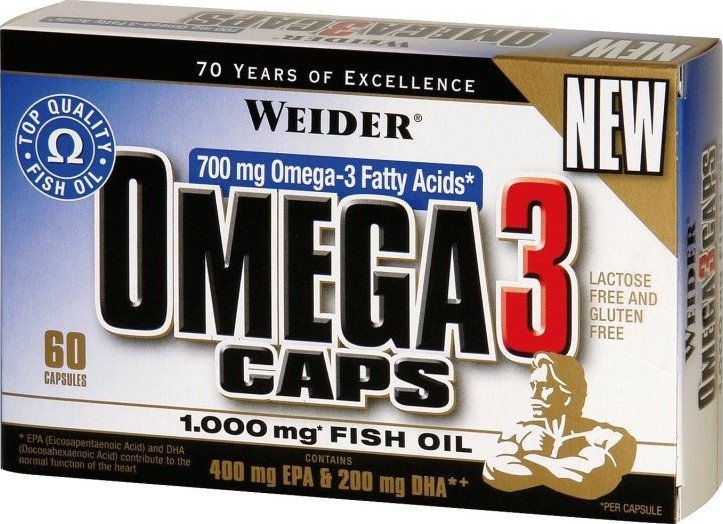 Weider Omega 3 60 cps. - Zbozi.cz