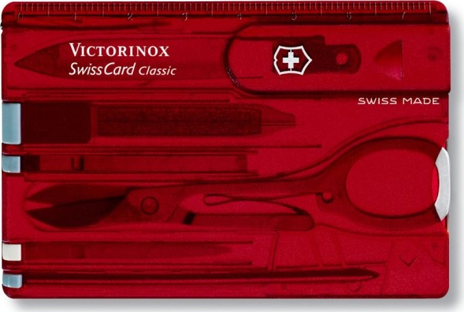 Victorinox SwissCard Classic Red Transparent od 670 Kč - Zbozi.cz