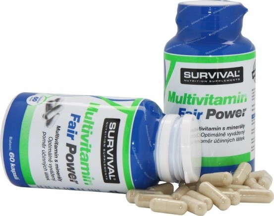 Survival Multivitamin Fair Power 60 kapslí od 244 Kč - Zbozi.cz