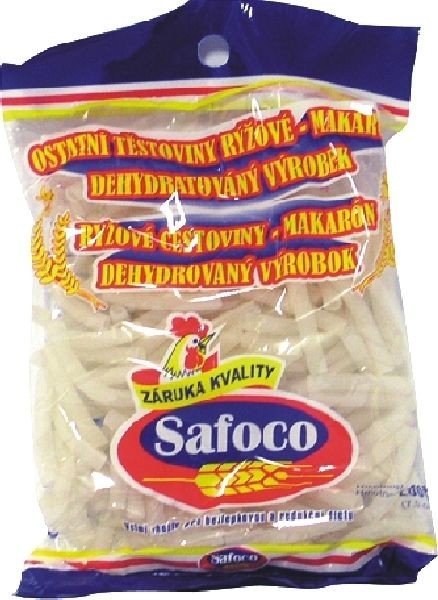 Safoco Foodstuff Rýžové těstoviny Makaróny 200 g - Zbozi.cz