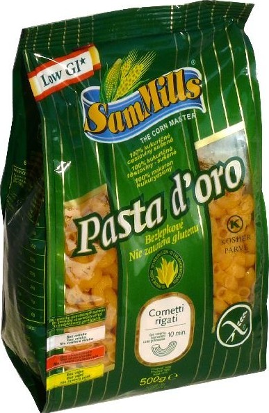 Sam Mills Pasta d´Oro Kolínka 500 g od 34 Kč - Zbozi.cz