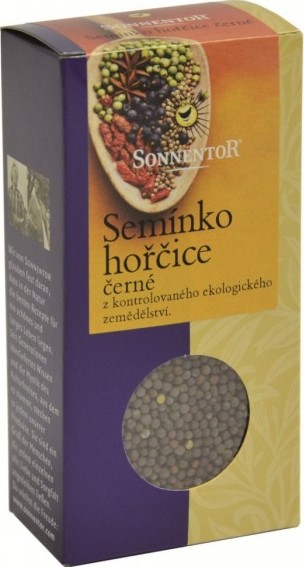 Bio koření Hořčičná semínka černá 80g Sonnentor - Zbozi.cz