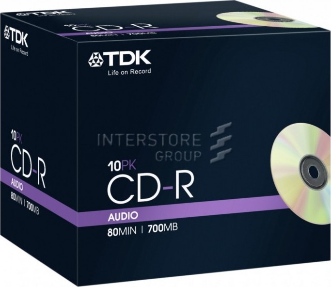TDK CD-R 10ks 700 MB 52x jewel case - Zbozi.cz