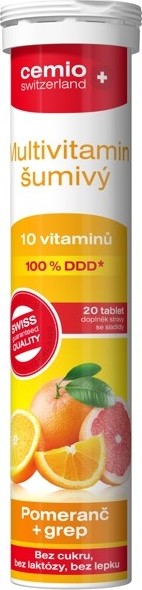 Cemio Multivitamin šumivé tbl. 20 - Zbozi.cz