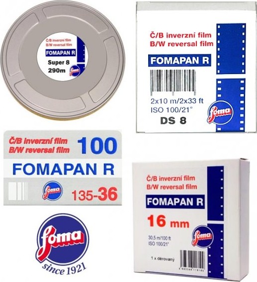 Foma Fomapan R 100 ASA 2 x 8 mm od 513 Kč - Zbozi.cz
