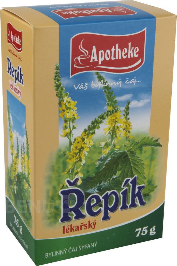 Apotheke Řepík lékařský nať sypaný čaj 75 g od 36 Kč - Zbozi.cz