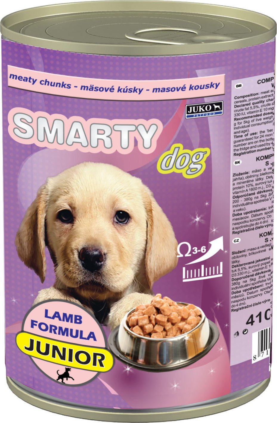 SMARTY Pets Chunks Dog Junior Lamb 410 g od 22 Kč - Zbozi.cz