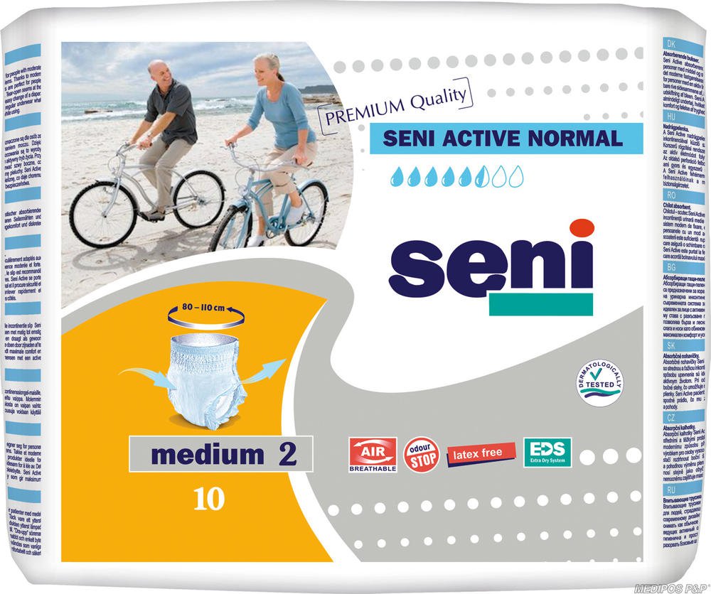 Seni Active Normal inkontinenční kalhotky 10 ks od 178 Kč - Zbozi.cz